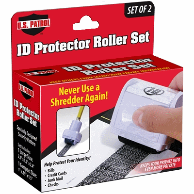 ID Protector Roller Set-A Shredder Alternative - The Home Security ...