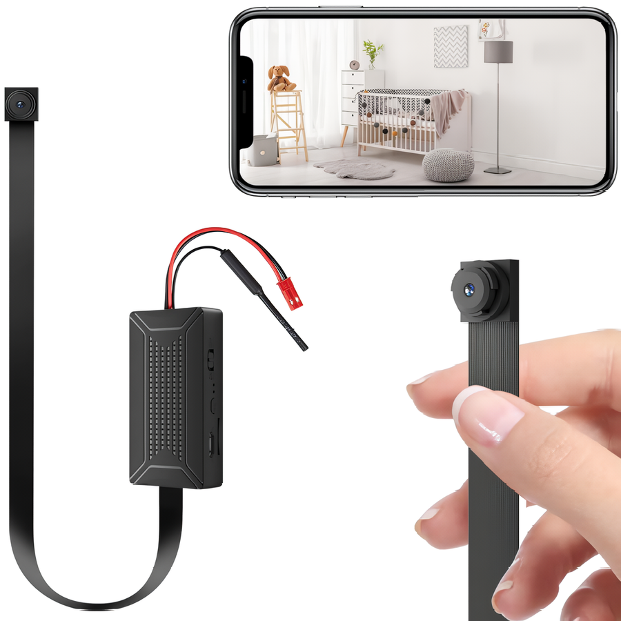 SpyWfi™ DIY Wireless Hidden Motion Detection Spy Camera 1080p HD WiFi ...