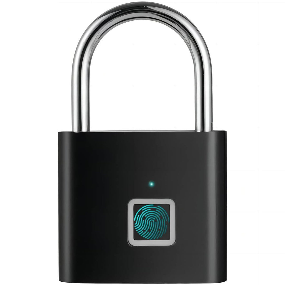 GorillaLock Travel Waterproof Keyless Biometric Fingerprint Padlock Black
