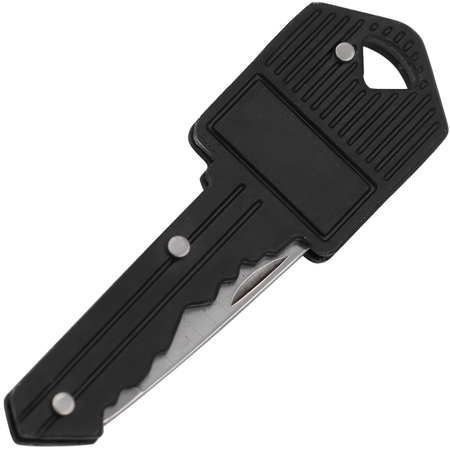 WeaponTek Fake House Key Concealed EDC Folding Pocket Knife Black