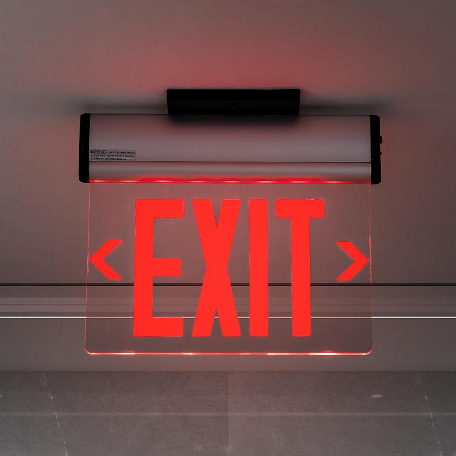 SpyWfi™ Exit Sign Hidden Dual Lens Motion Detection Spy Camera 4K UHD ...
