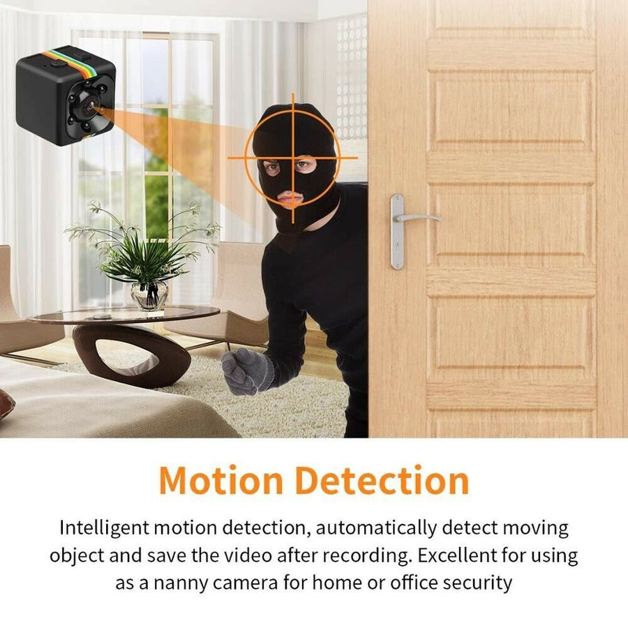 SpyWfi™ 1" Mini Travel Cube Hidden Night Vision Spy Camera 1080p HD DV ...