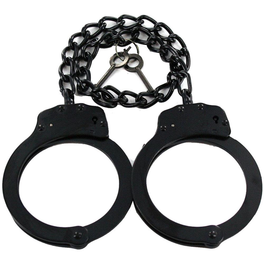 Takedown™ Police-Grade Carbon Steel Leg Cuffs Black - The Home Security ...